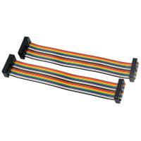China Rainbow Color IDC Cable Assemblies , 2mm Pitch Ribbon Cable 40 Pin 50 Pin 60 Pin for sale