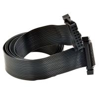 China Black Color Flat IDC 40 Pin Ribbon Cable 2.54mm Pitch For Computer Automotive for sale