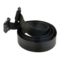 China Black Color Flat IDC 40 Pin Ribbon Cable 2.54mm Pitch For Computer Automotive for sale