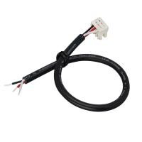 China 30cm Length IDC Cable Assemblies With Beige Color Lumberg 3515 Power Connector for sale