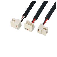 China 30cm Length IDC Cable Assemblies With Beige Color Lumberg 3515 Power Connector for sale