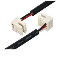 China 30cm Length IDC Cable Assemblies With Beige Color Lumberg 3515 Power Connector for sale