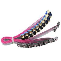 China OEM 2.54 Mm Pitch Ribbon Cable IDC DB9 Male Female For Panel Mount for sale