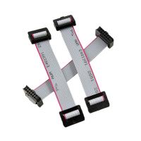 China Flat Ribbon IDC Cable Assemblies With 2.00mm Pitch Dual Row 2x3 Pin 6 Pin Connector for sale