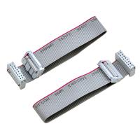 China 2.54mm Double Row IDC Flat Ribbon Cable UL2651 Type 28AWG Male Plug for sale