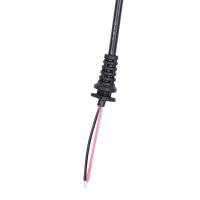 China Male And Female Power Cable Assemblies With Strain Relief DC 5.5mm X 2.1mm Barrel Jack for sale