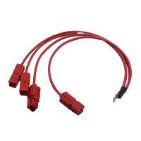 China Photovoltaic Power Cable Assemblies UL1015 Circular Terminal Single Pole Plug Terminal for sale