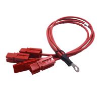 China Photovoltaic Power Cable Assemblies UL1015 Circular Terminal Single Pole Plug Terminal for sale