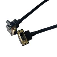 China 9 Pin 15 Pin 25 Pin RS232 Adapter Cable L Shape DB37 Cable Assembly for sale