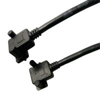 China 9 Pin 15 Pin 25 Pin RS232 Adapter Cable L Shape DB37 Cable Assembly for sale