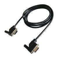 China DB9 Pin Extension Male To Female Serial Cable Multi Angle Left And Right for sale