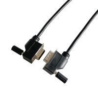 China DB9 Pin Extension Male To Female Serial Cable Multi Angle Left And Right for sale