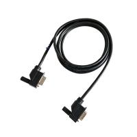 China DB9 Pin Extension Male To Female Serial Cable Multi Angle Left And Right for sale