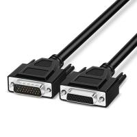 China Male To Male Plug Rs232 Serial Cable 3ft With DB9 DB15 DB25 D Sub Connector for sale