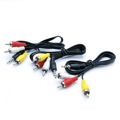 China 20m Video Audio Cables 3 RCA To 3 RCA With Male Plug Adapter Audio Converter for sale