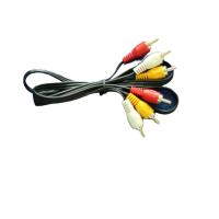 China 1 Meter Video Audio Cables Red Yellow White Color DC 3.5mm For TV VCR for sale