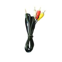 China 1 Meter Video Audio Cables Red Yellow White Color DC 3.5mm For TV VCR for sale