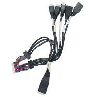 China ATX Housing Overmolding Cable Assembly JST PH2.0 Wire Crimp Housing To USB2.0 Female for sale