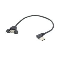 China OEM ODM Extension USB Charging Data Cable Male To Female With Screw Locked for sale