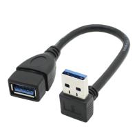 China 2.4A USB Charging Data Cable , Right UP Down Left Angle Extension Power Supply Cable for sale
