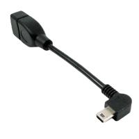 China Mini OTG USB Charging Data Cable A Female To B Male For Car MP3 MP4 for sale