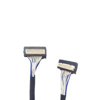 China DF9 31pin Custom LVDS Cable , Flex Coaxial Cable 1mm Pitch Connector Type for sale