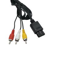 China 6ft Gamecube Audio Video Cable , AV Composite Cord For Nintendo 64 N64 for sale