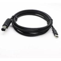 China 2m Braided Gamecube Controller Cable Type C USB 2.0 Male To 6pin Male for sale