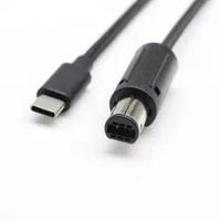 China 2m Braided Gamecube Controller Cable Type C USB 2.0 Male To 6pin Male for sale