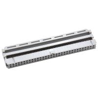 China 64 Pin 2.54 Mm IDC Connector Single Contact Gray Insulation For Flat Cable for sale
