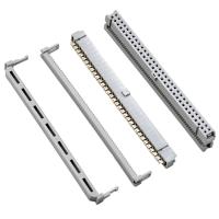 China 64 Pin 2.54 Mm IDC Connector Single Contact Gray Insulation For Flat Cable for sale