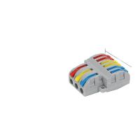China Compact Mini Universal Wire Connectors Push In Terminal Block for sale