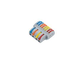 China Compact Mini Universal Wire Connectors Push In Terminal Block for sale
