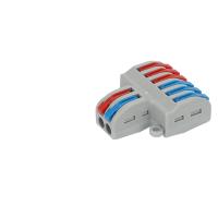 China Compact Mini Universal Wire Connectors Push In Terminal Block for sale