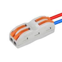 China Compact Mini Universal Wire Connectors Push In Terminal Block for sale