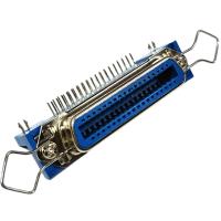 China Male Female PCB Edge Centronics Connector 57 Series With DIP Type Printer Socket for sale