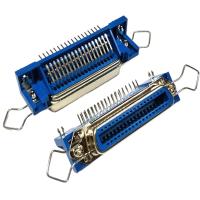 China Male Female PCB Edge Centronics Connector 57 Series With DIP Type Printer Socket for sale