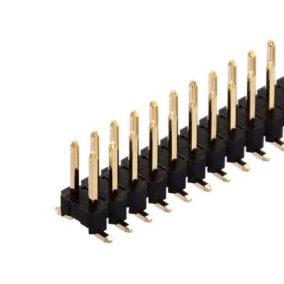 China Straight Right Angle SMT Pin Header Connector Single Dual Row Type for sale
