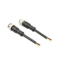 China OEM Waterproof PVC Jacket M12 Connector Cables 3Ft Male Female Cable for sale