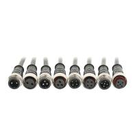 China OEM Waterproof PVC Jacket M12 Connector Cables 3Ft Male Female Cable for sale