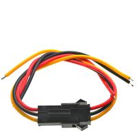 China 50mm Customized Cable Wire Assemblies Black 8P8C Tin Plated for sale