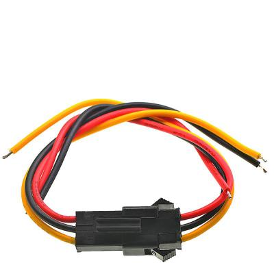 China 50mm Customized Cable Wire Assemblies Black 8P8C Tin Plated for sale