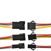 China 50mm Customized Cable Wire Assemblies Black 8P8C Tin Plated for sale