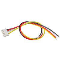 China Flame Retardant Cable Wire Assemblies With Gold Flash Or Tin Plated Connectors for sale