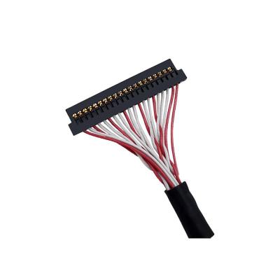 China Multicore Cable Wire Harness Assembly 32AWG For Connector Contacts for sale