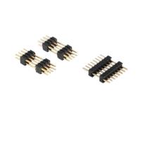 China Gold Flash PCB Connector 2.0mm Pitch Through Hole Pin Header 2.54mm Pitch Male for sale