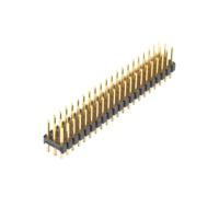 China Gold Flash PCB Connector 2.0mm Pitch Through Hole Pin Header 2.54mm Pitch Male for sale
