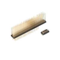 China Gold Flash PCB Connector 2.0mm Pitch Through Hole Pin Header 2.54mm Pitch Male for sale