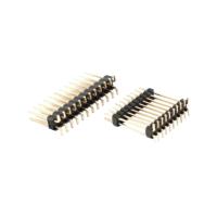 China 2.54mm Pitch PCB Connector SMT Pin Header Dual Row Male 1A-10A for sale