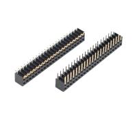 China Straight Right Angle PCB Female Connector 0.5A To 3A Through Hole 2.54mm 2.0mm Pitch for sale
